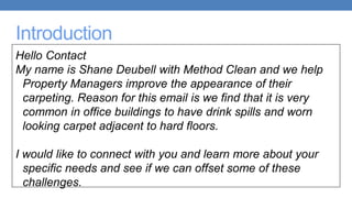 Sample Janitorial Email Marketing Template | PPTX