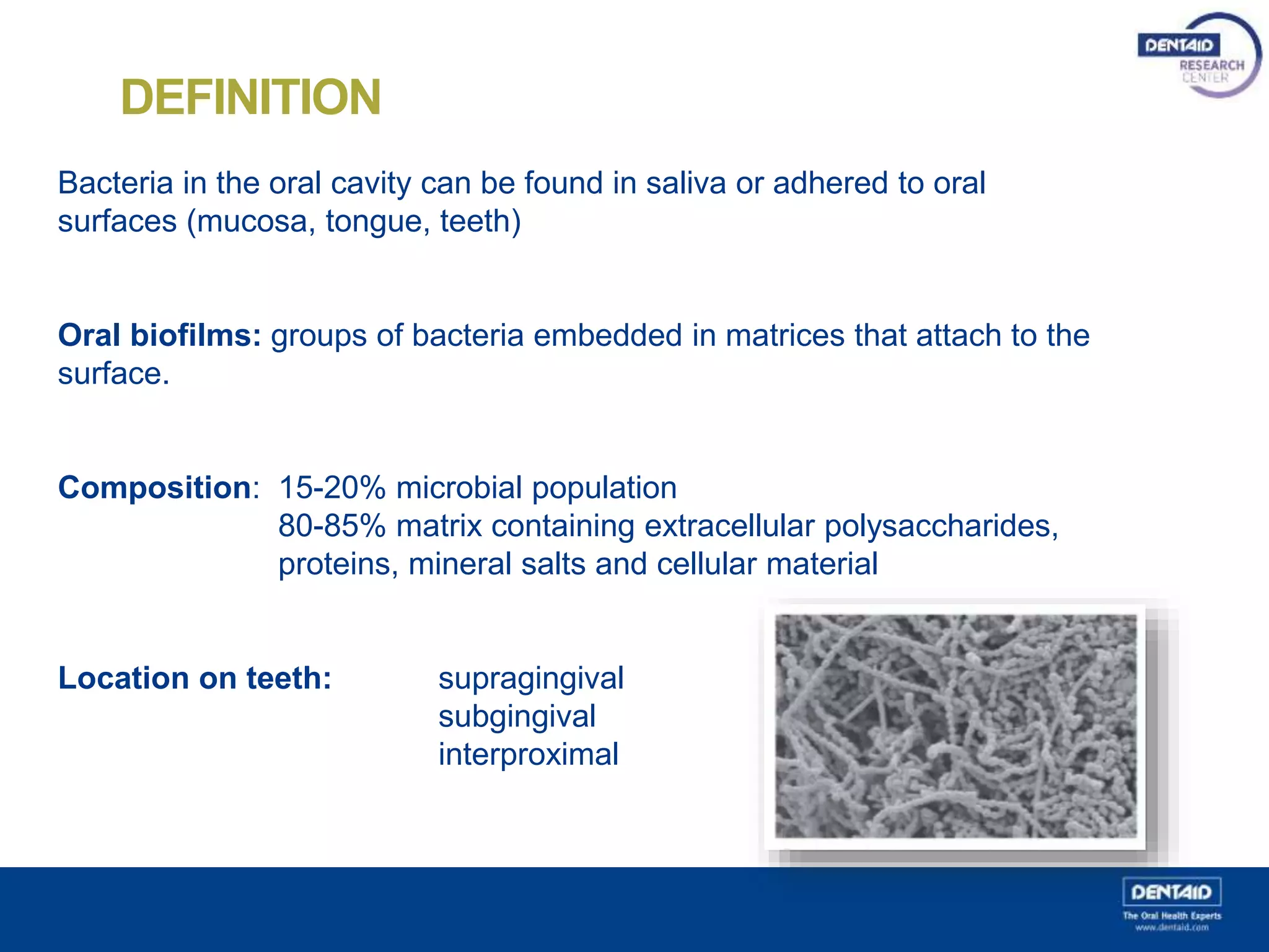 Studying Oral Biofilms | PPTX