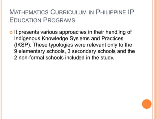 Ethnomathematics and Culturally relevant mathematics Education | PPTX