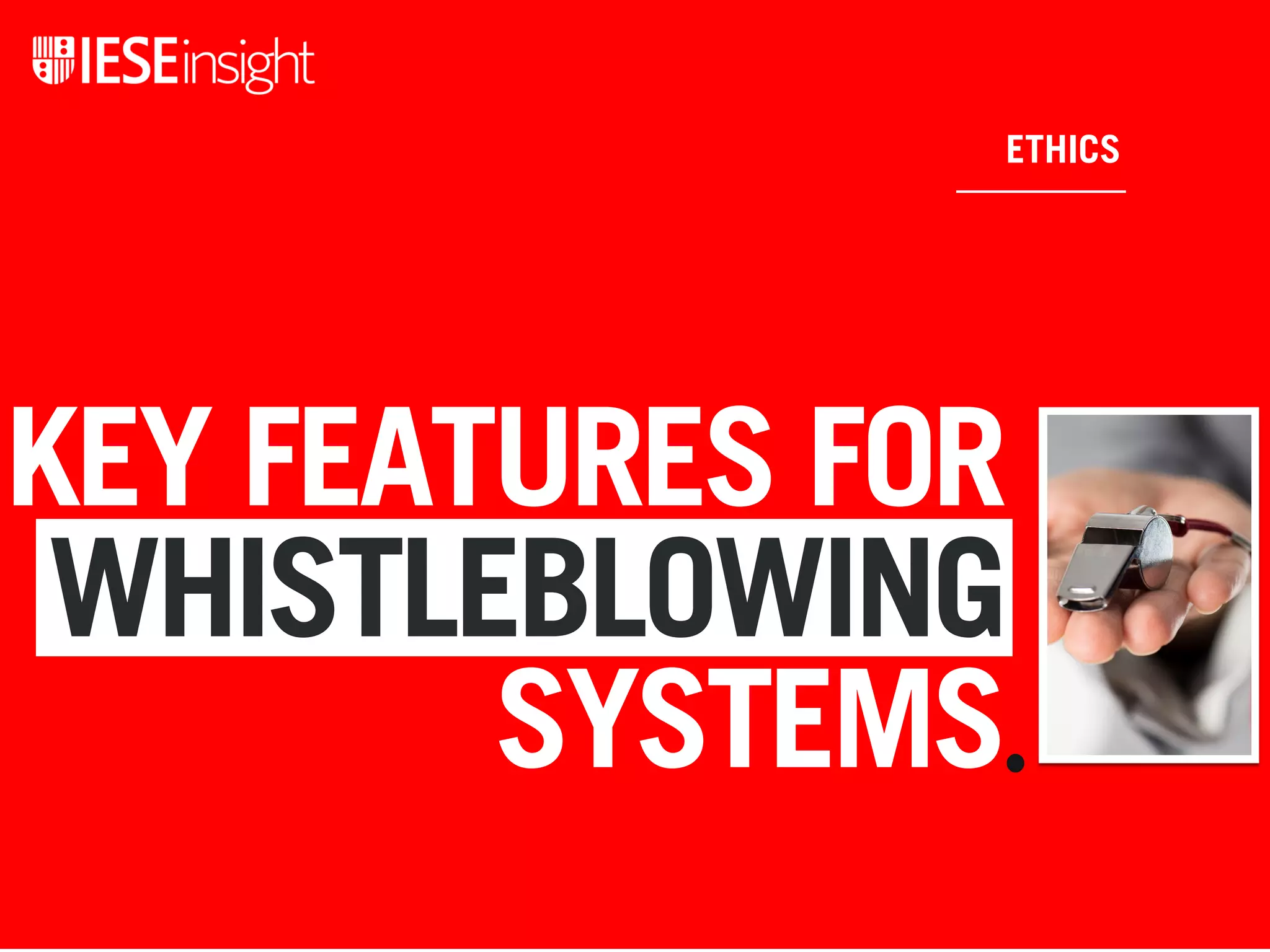 Key features for whistleblowing systems | PPT