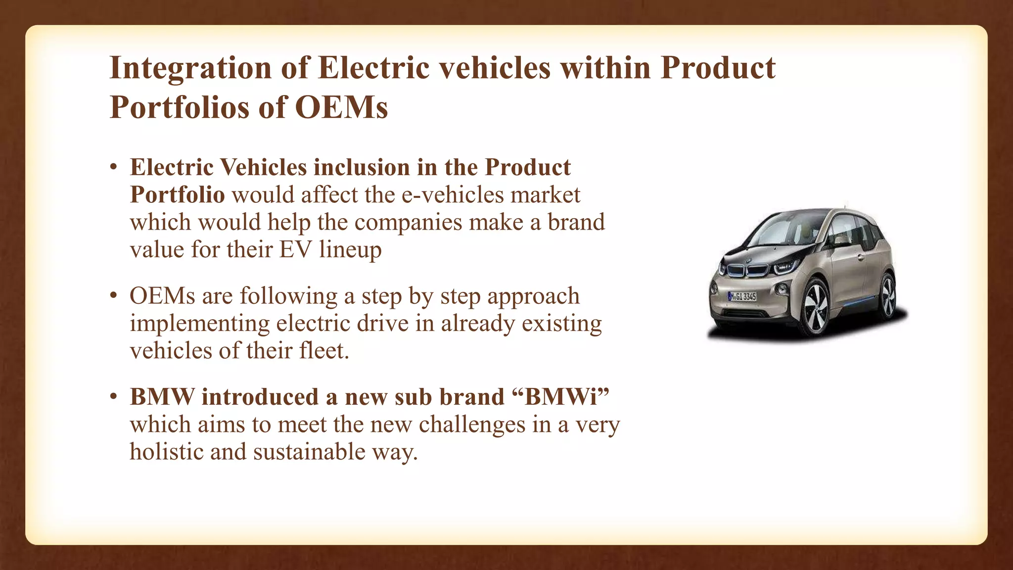 Presentation on Electric Vehicles | PPTX