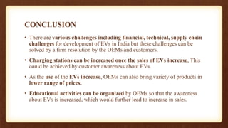 Presentation on Electric Vehicles | PPTX