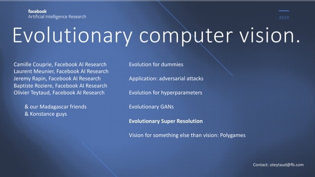 Evolutionary deep learning: computer vision. | PDF | Graphics Software | Computer Software and ...