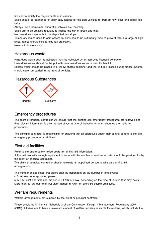 Hands HQ Example RAMS Document | PDF