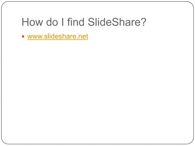 Sample SlideShare Presentation | PPT