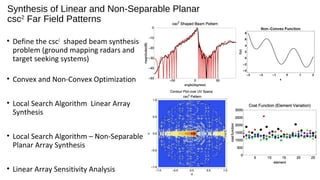 Synthesis of Linear and Non-Separable Planar Array Patterns | PPT