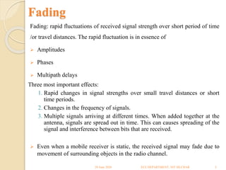 Fading in wireless propagation channel | PDF