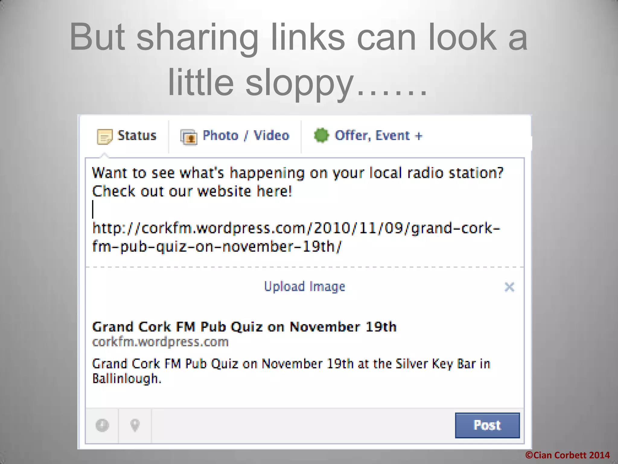 Sharpen up your Facebook Link Posts! #SocialMedia | PPT