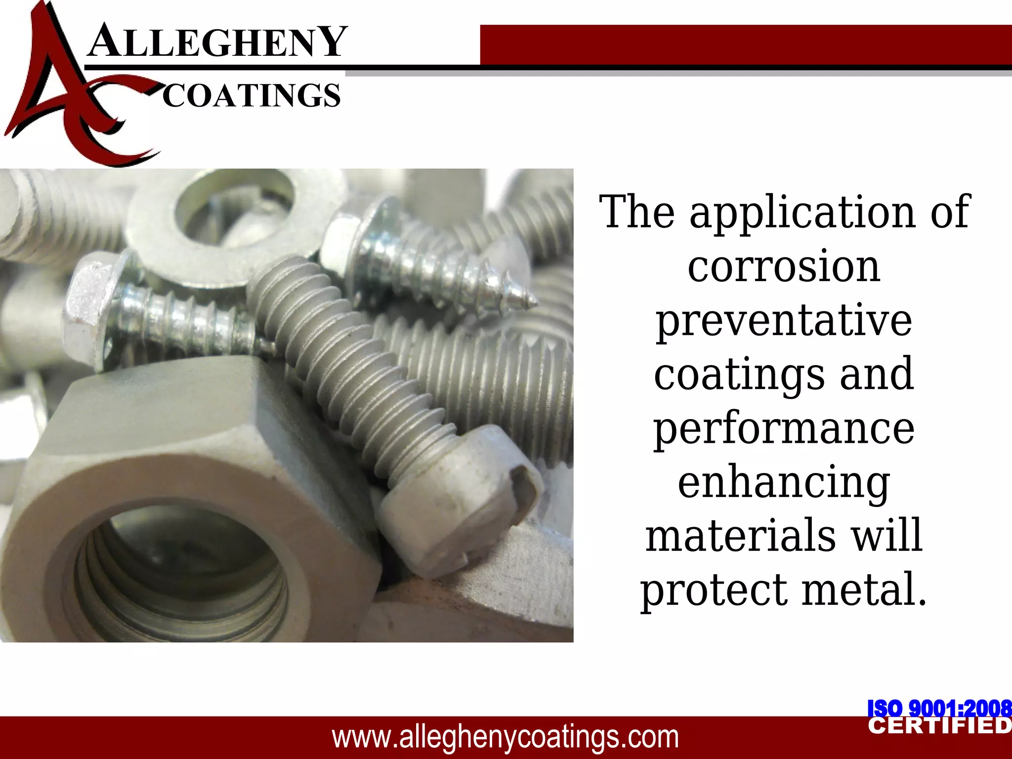 Allegheny Coatings - The leader in the application of corrosion ...