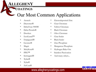 Allegheny Coatings - The leader in the application of corrosion ...