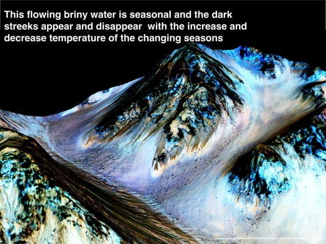 NASA Discovers flowing water on Mars today | PPT