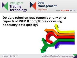 MiFID II: Data for best execution | PPT