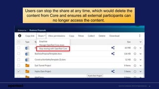 External Collaboration with OpenText Core: Introducing bi-directional synchronization between ...