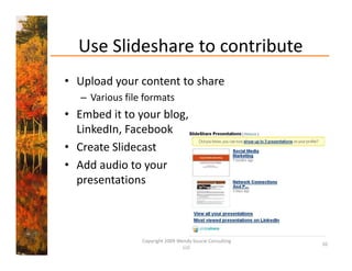 SlideShare as a Business Tool: How to use for networking and business ...