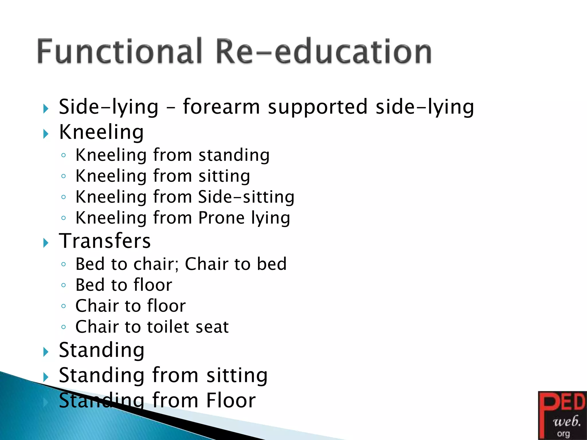 Functional Re-education Basics | PPSX