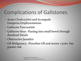 Gallstones Causes and Management -Dr Kedar Patil Pune | PPT