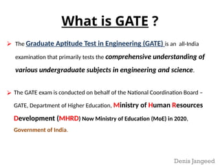 GATE Exam Tips, Strategy, Awareness, & Planning with Subject wise ...