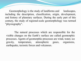 Slideshare_Geomorphology, Remote Sensing and G.I.S._Dr AVD.pptx