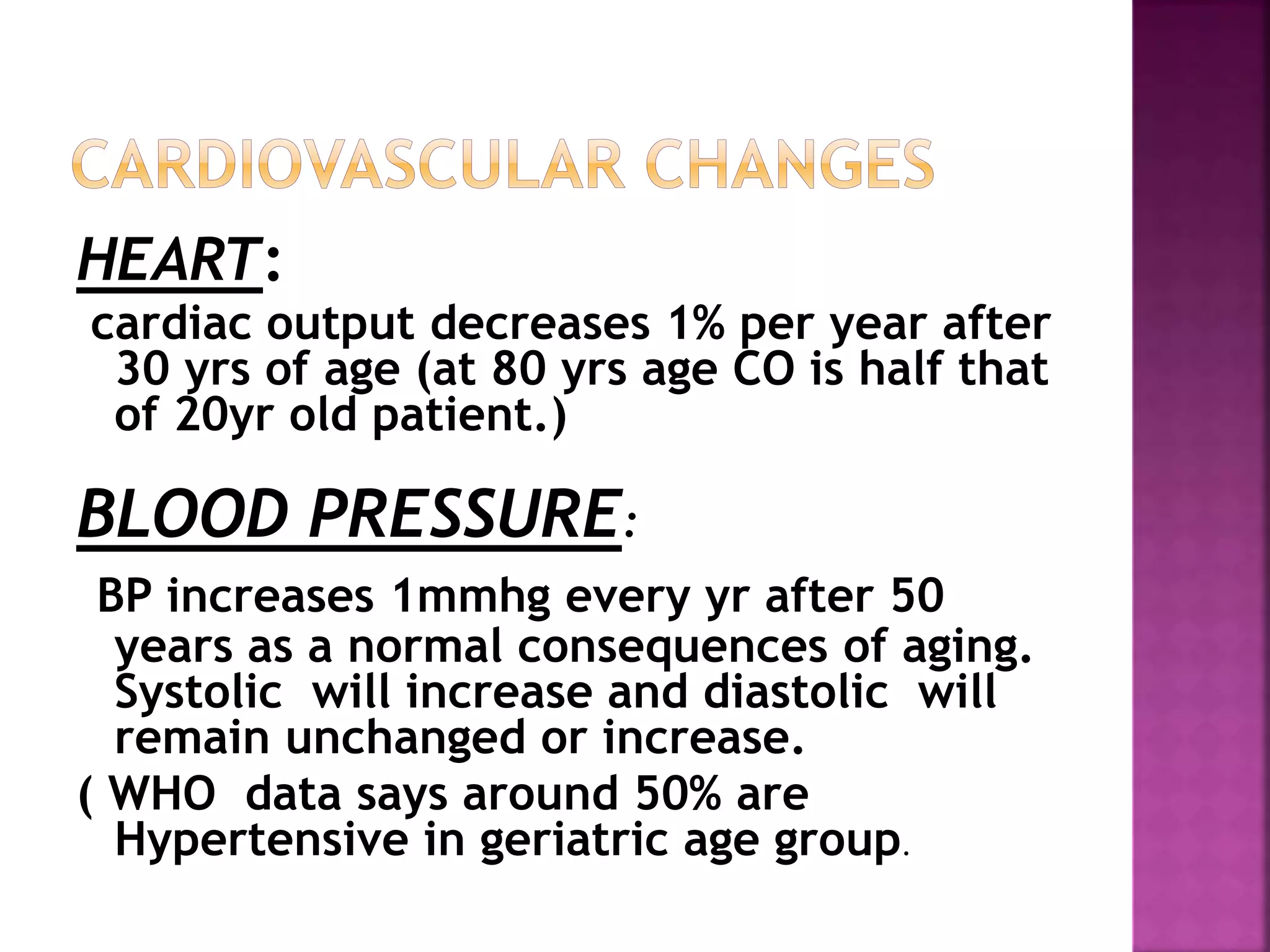 Preanesthetic checkups in Geriatric Population | PPTX