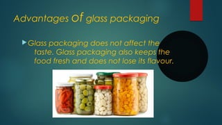 Glass Packaging | ODP | Food & Drink