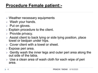 CARE OF PERINEUM/GENITALIA | PPT