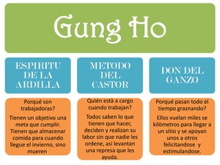 APLICACIONES DEL GUNG HO | PPTX