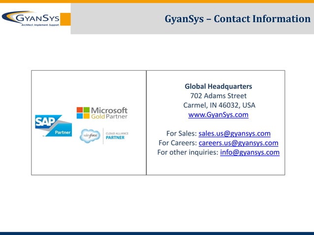 GyanSys Brief Overview | PDF