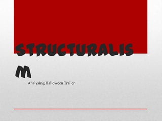 Haloween analysis | PPT