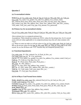 DATABASE DESIGN AND MANAGEMENT - By Hansa Edirisinghe | PDF