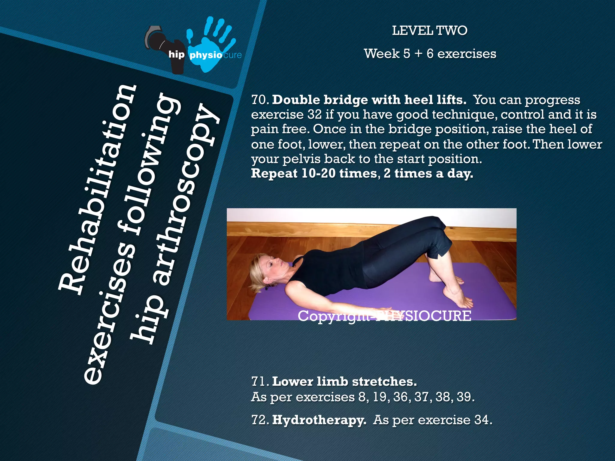 hip arthroscopy rehabilitation part two | PDF