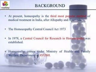HOMEOPATHY IN INDIA AND US OVERVIEW | PPTX