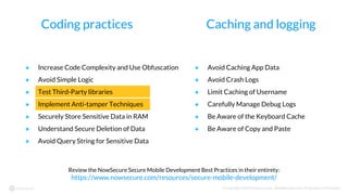 How to make Android apps secure: dos and don’ts | PPT