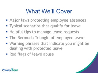 How to Manage Employee Leave Requests and Control Absence Abuse | PPT