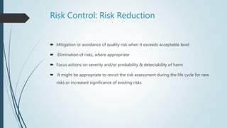 Quality Risk Managemment ICH Q9 | PPTX
