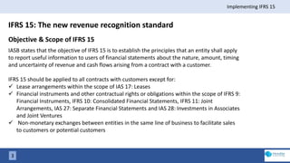 Implementing IFRS 15: The new revenue recognition standard | PPTX | Business Accounting ...