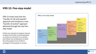 Implementing IFRS 15: The new revenue recognition standard | PPTX