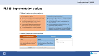 Implementing IFRS 15: The new revenue recognition standard | PPTX ...