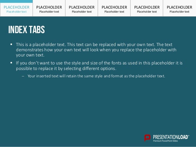 Index Tabs for PowerPoint