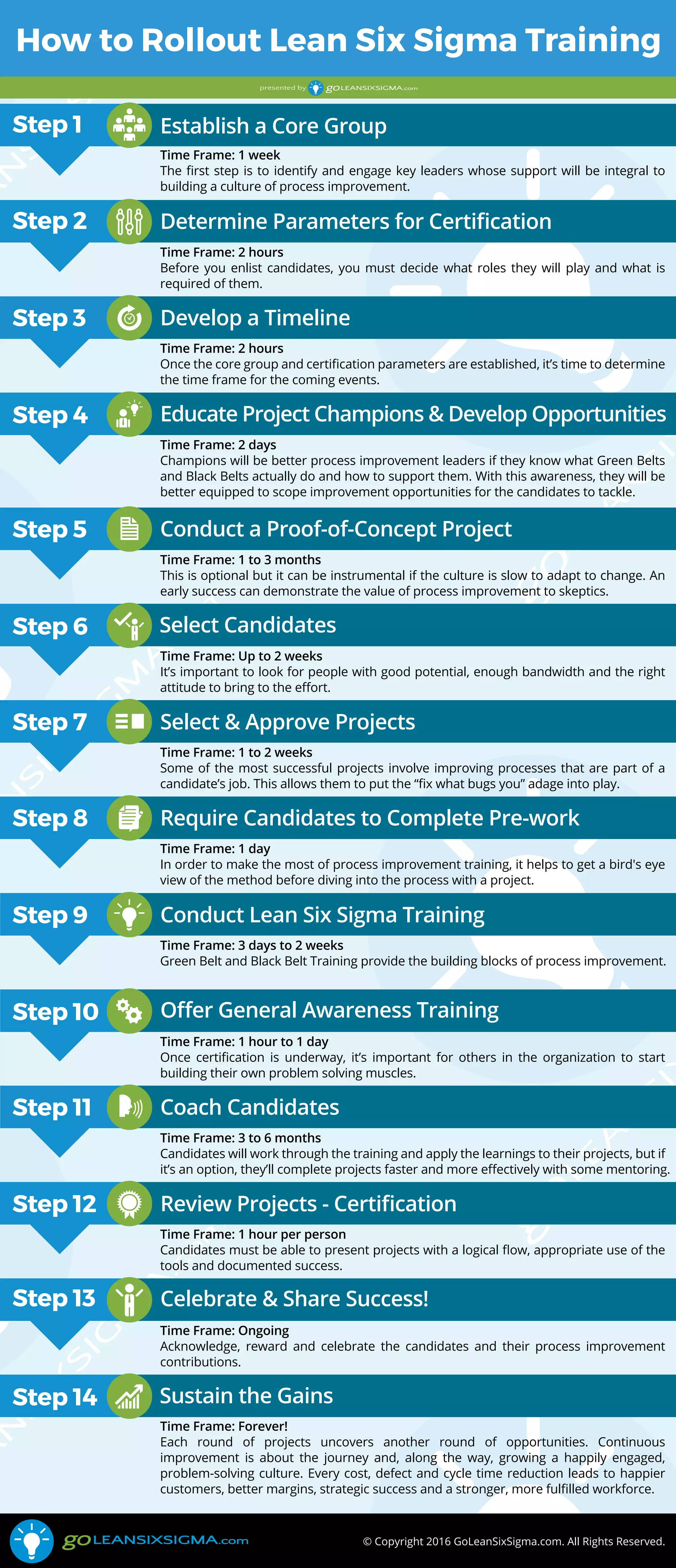 How to Rollout Lean Six Sigma Training | PDF