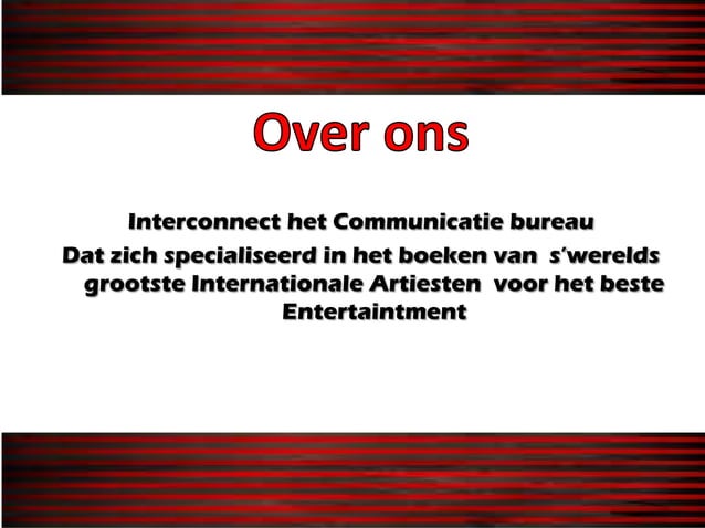 Slide share interconnect | PPTX