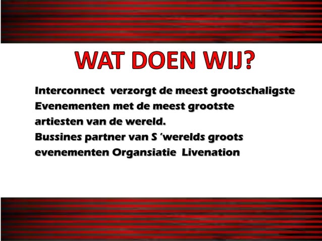 Slide share interconnect | PPTX