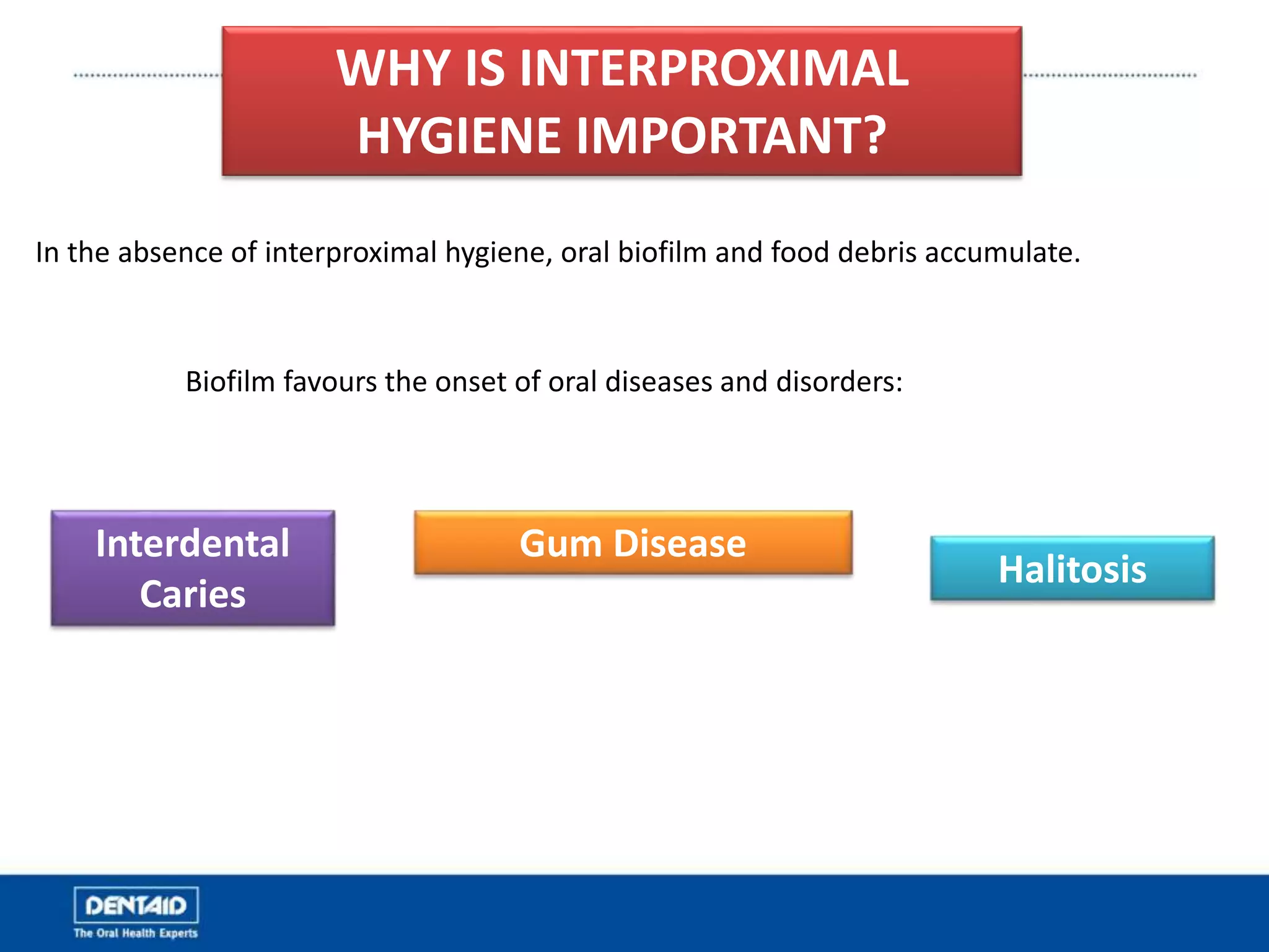 Importance of Interproximal Hygiene | PPTX
