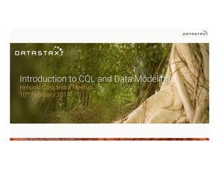Introduction to CQL and Data Modeling with Apache Cassandra | PPT