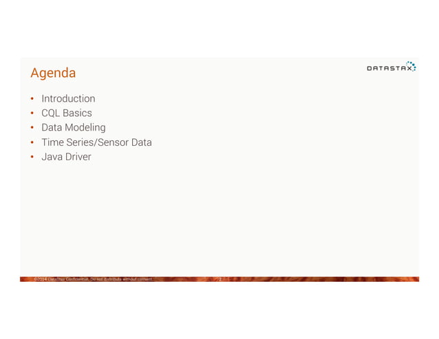 Introduction to CQL and Data Modeling with Apache Cassandra | PPT