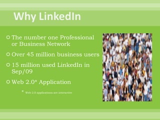 An Introduction to the Value of LinkedIn | PPT