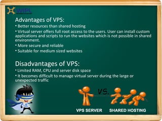 Different types of Web hosting | PPT