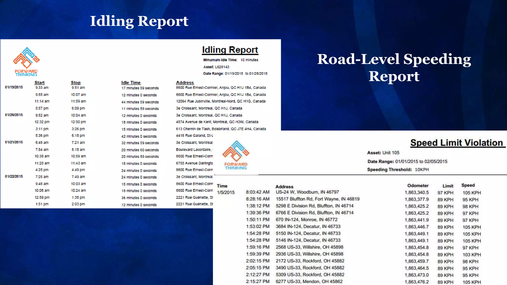 Forward Thinking Systems Fleet Management & GPS Tracking solution - http://www.ftsgps.ca