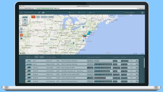 Forward Thinking Systems Fleet Management & GPS Tracking solution - http://www.ftsgps.ca
