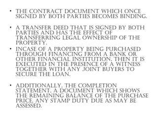 CONVEYANCING! | PPT | Real Estate Buying and Selling | Real Estate