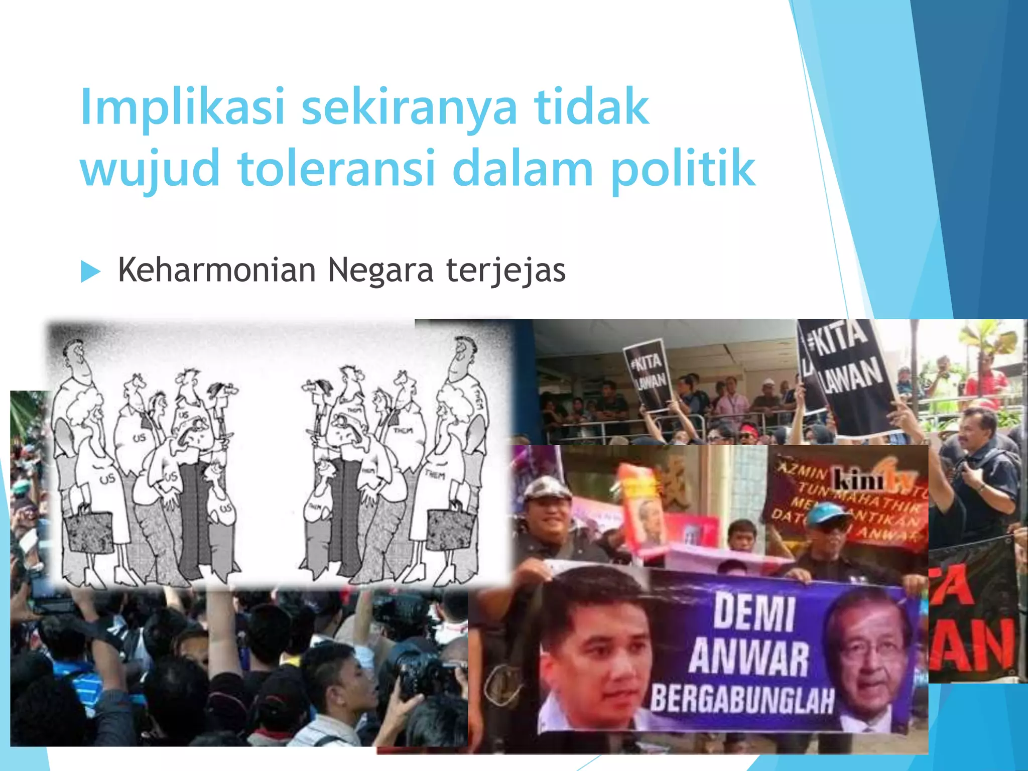 Kepentingan sifat toleransi dalam kestabilan politik | PPTX